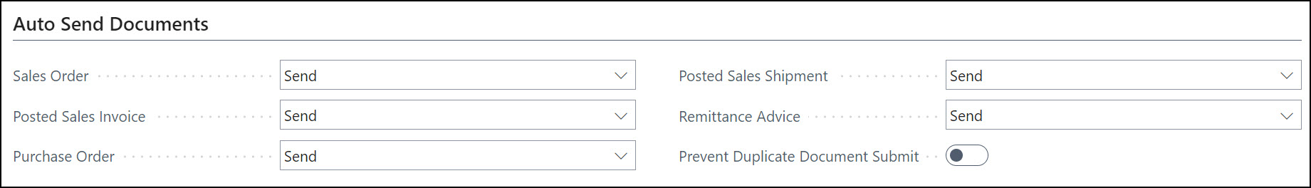 Clever Dynamics - Auto Send Setup